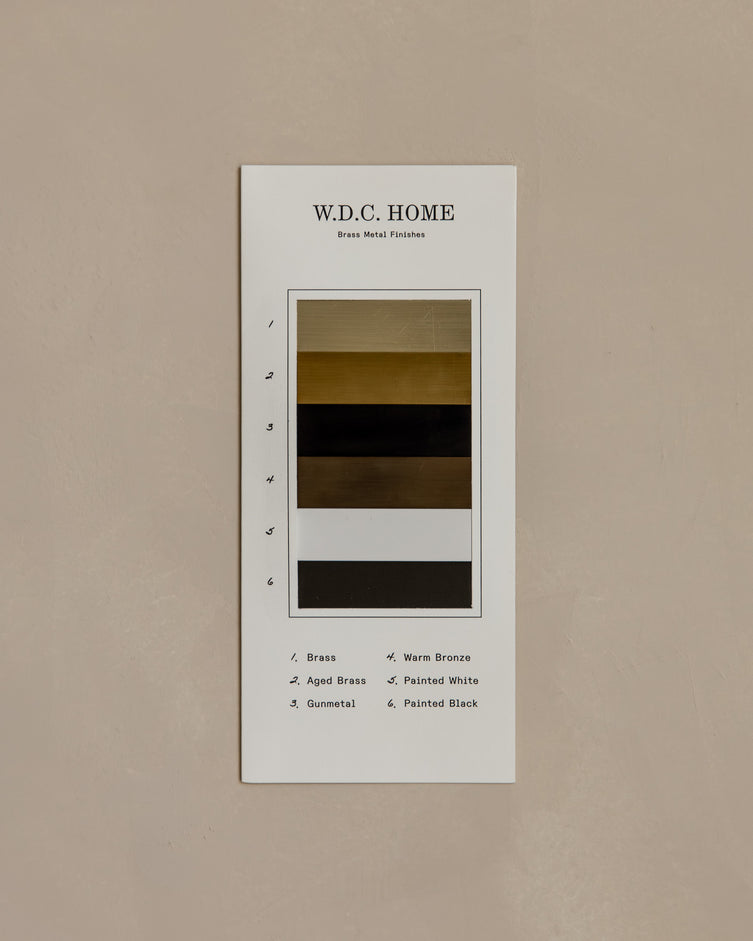 Metal Finish Sample Set – W.D.C. Home